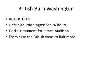 Lesson plan 12 war of 1812 | PPTX