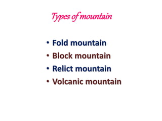 Lesson Plan Mountains | PPTX