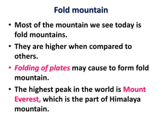 Lesson Plan Mountains | PPTX