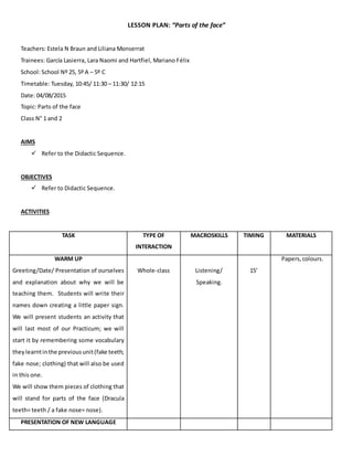 Lesson plan 1 | DOCX