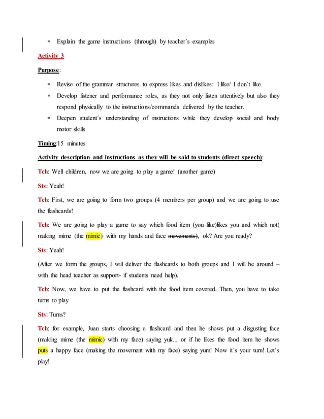 Lesson plan 1 revised | PDF