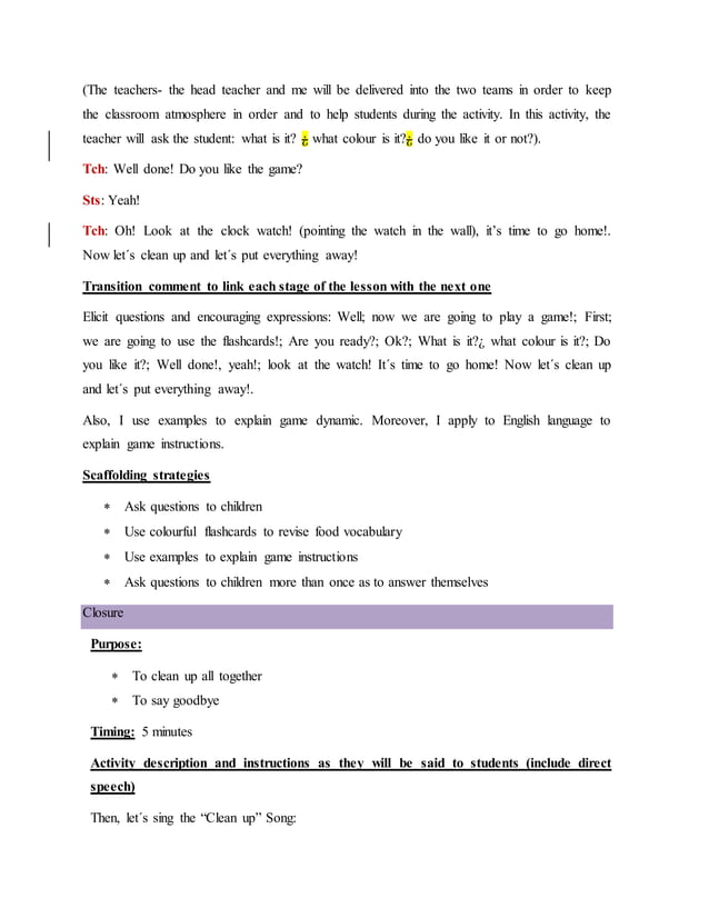 Lesson plan 1 revised | PDF