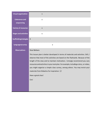 Lesson plan 1 revised | PDF