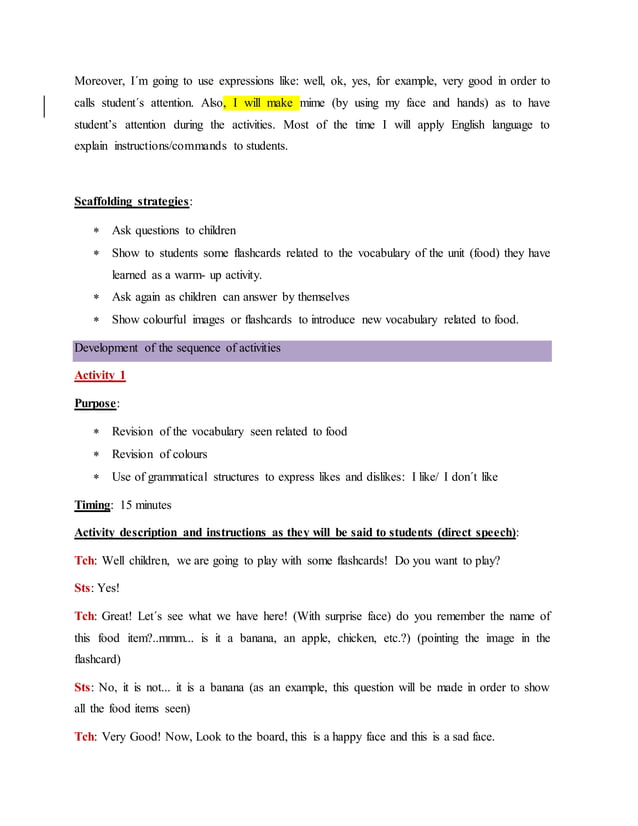 Lesson plan 1 revised | PDF