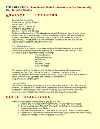 Lesson Plan 2 - Using Multimedia | PDF | Educational Assessment | Education