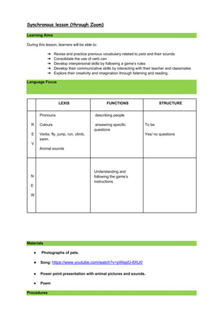 Lesson plan 2 | PDF