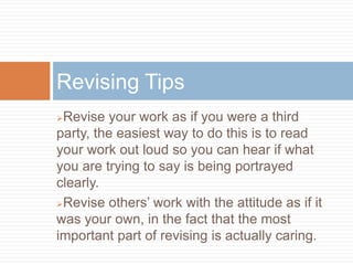 Revising | PPTX