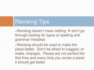 Revising | PPTX