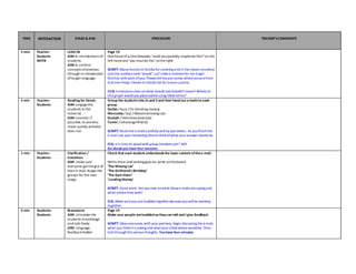 CELTA Lesson Plan | DOCX