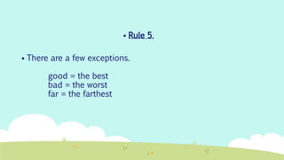 comparative and superlative adjective | PPTX