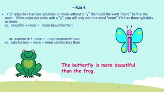 comparative and superlative adjective | PPTX