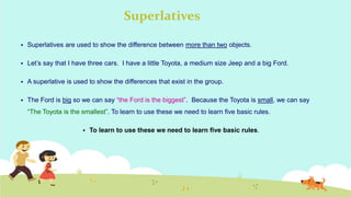 comparative and superlative adjective | PPT