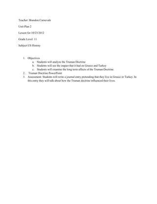 Lessonplan2docx | DOCX