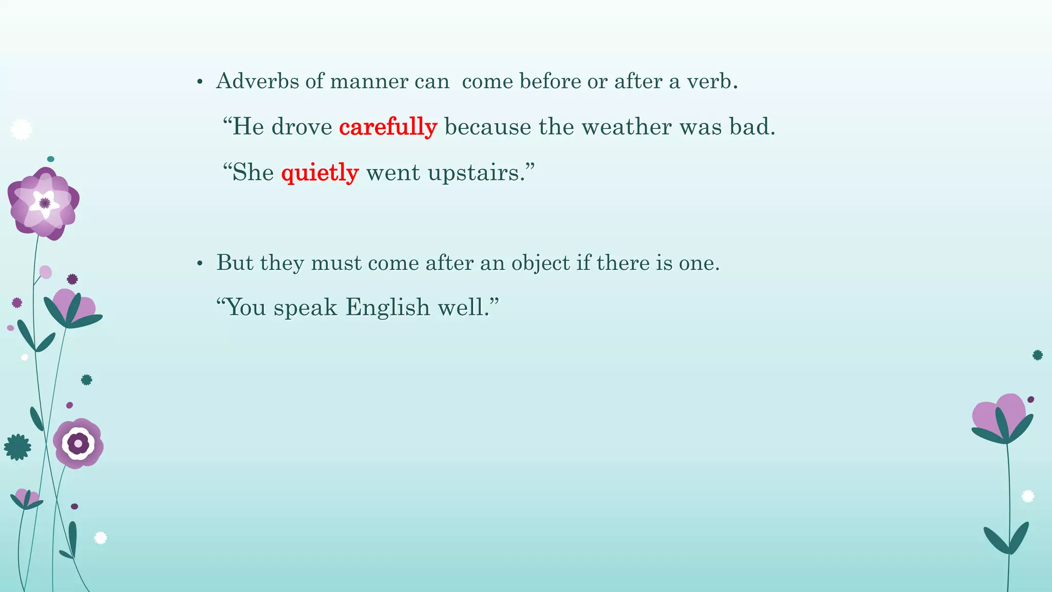 adverb of manner | PPTX