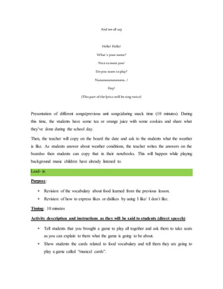 Lesson Plan 3 | DOCX | Parenting | Family and Relationships