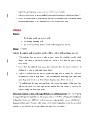 Lesson Plan 3 | DOCX | Parenting | Family and Relationships