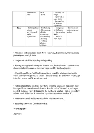 Lesson plan 4 primary | PDF