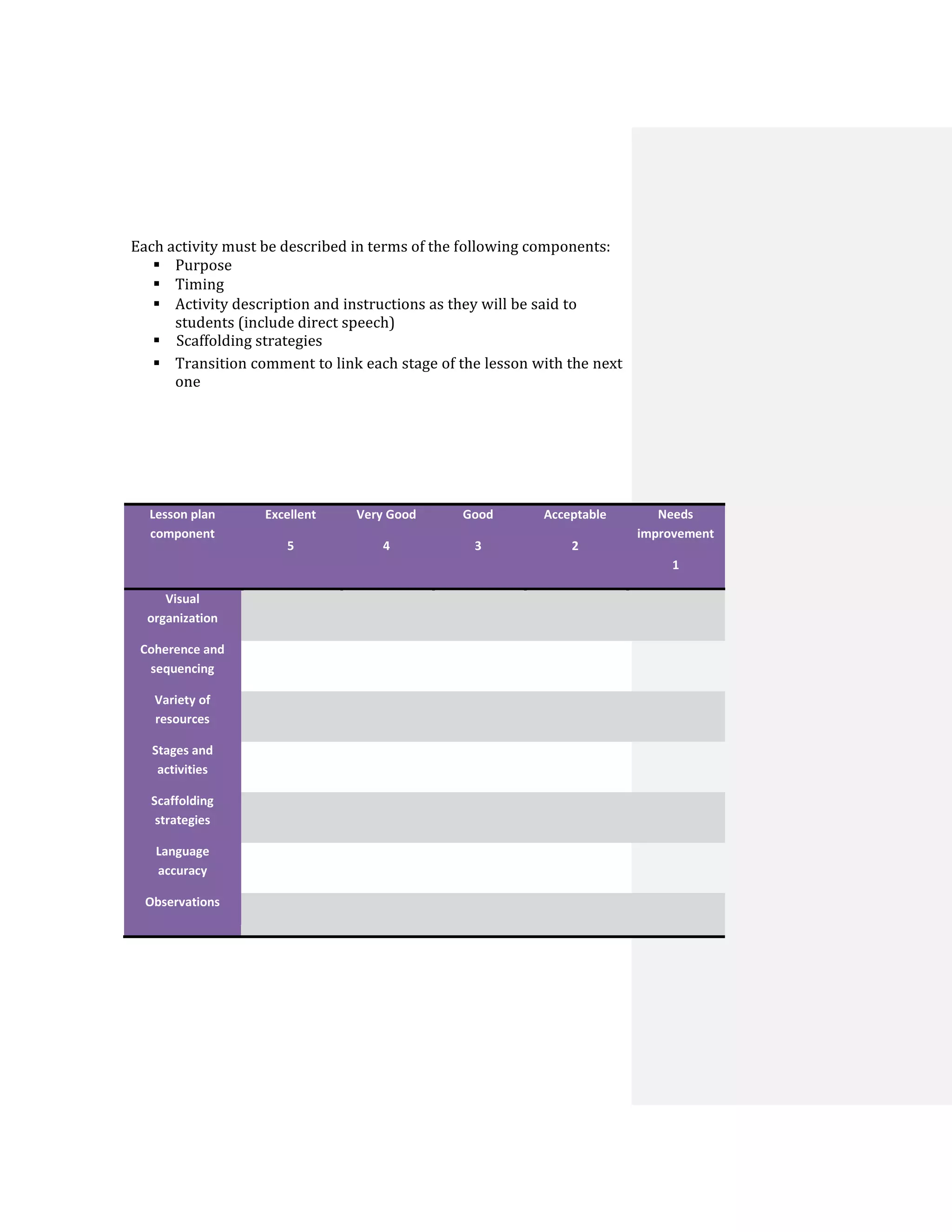Lesson plan 5 | PDF