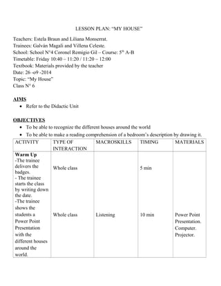 Lesson plan 6 | DOC | Homework and Study | Education