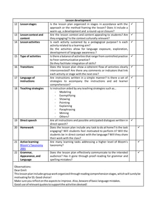 Lesson plan 7 Secondary Level | PDF
