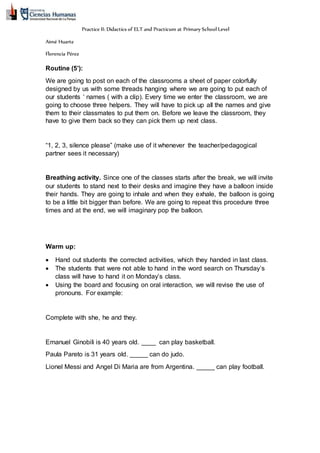 Lesson plan 8 - Sports and Hobbies | DOCX