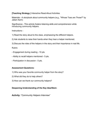 LESSON PLANNING WITH THE INTEGRATION OF LANGUAGE | PDF