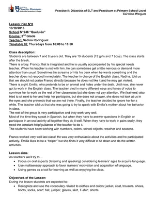 Lesson plan 8 weigum | PDF