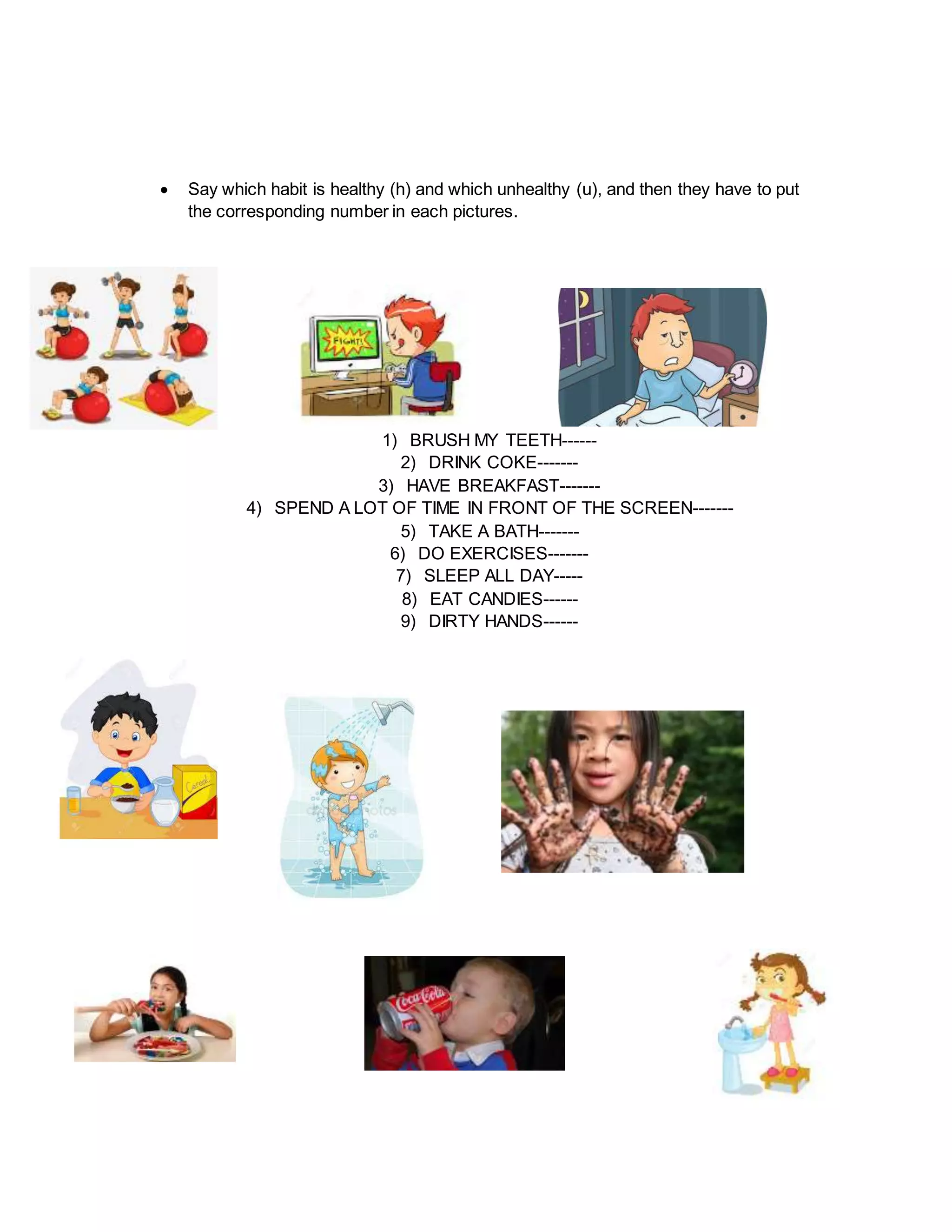 Lesson plan 8 clil project | DOCX | Children\'s Health | Healthy Living
