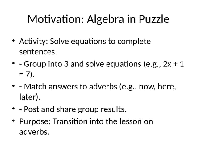 Lesson Plan for English 8 Adverbs of Time and Plac.pptx