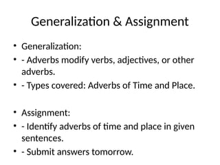 Lesson Plan for English 8 Adverbs of Time and Plac.pptx