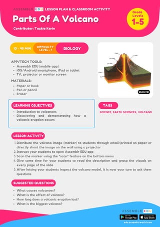 Lesson plan and classroom activity | PDF