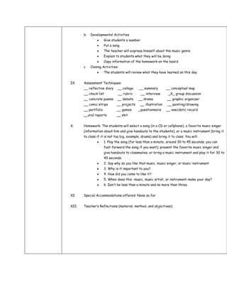 Lesson plan application 1 | DOCX