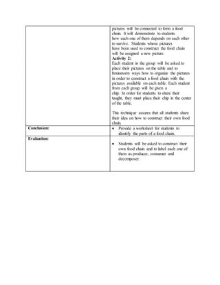 Lesson plan assignment | DOCX