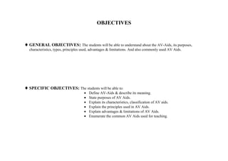Lesson plan av_aids NURSING EDUCATION | DOCX | Consumer Electronics ...