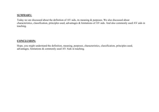 Lesson plan av_aids NURSING EDUCATION | DOCX | Consumer Electronics ...