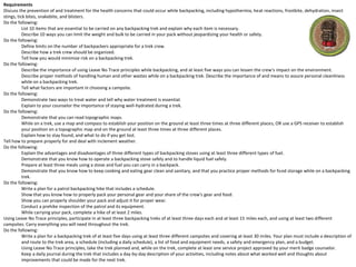 Lesson plan backpacking | PPT