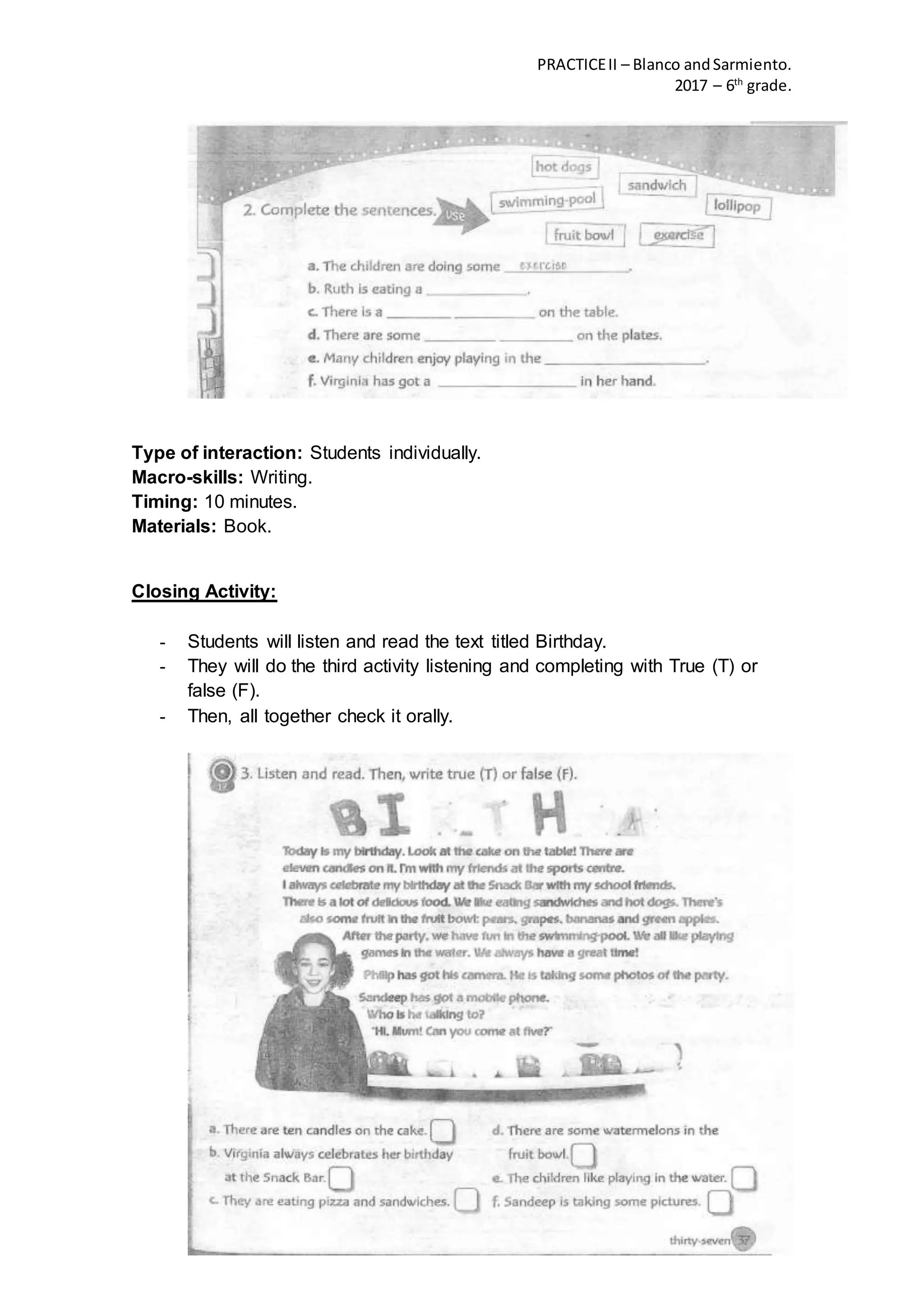 Lesson Plan Blanco And Sarmiento 1 Pdf