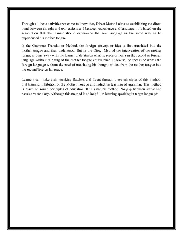 Lesson plan FOR speaking skills