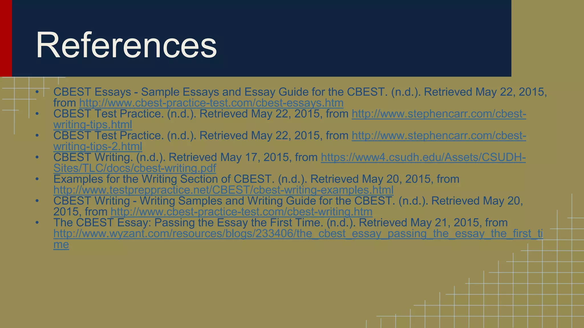 Preparing for the CBEST Writing Section | PPTX