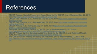 Preparing for the CBEST Writing Section | PPTX