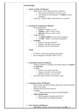 Listening Activities Audio exercises for Units 2 and 4. | PDF