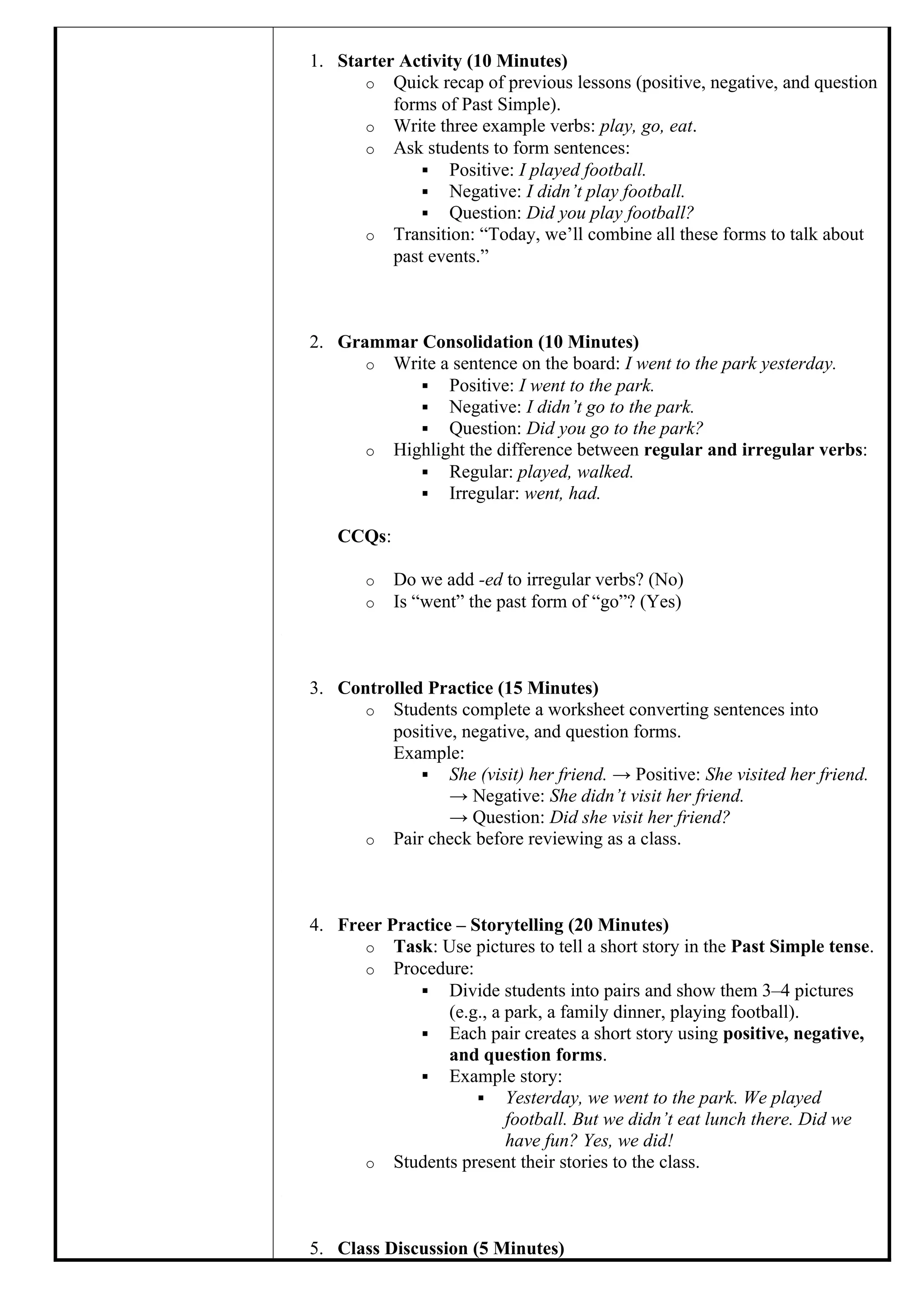 Speaking Tasks Dialogue and roleplay for Unit 5 revision. | PDF