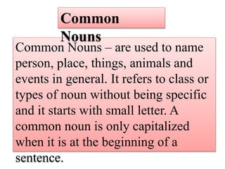 presentation English demo nouns | PPTX