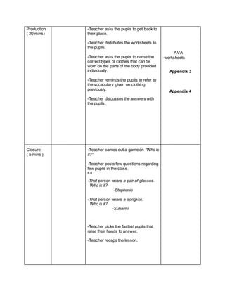 Lesson plan description | PDF