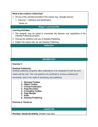 Desktop Publishing | DOCX