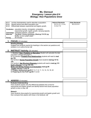 Lesson plan emergency bio | DOCX