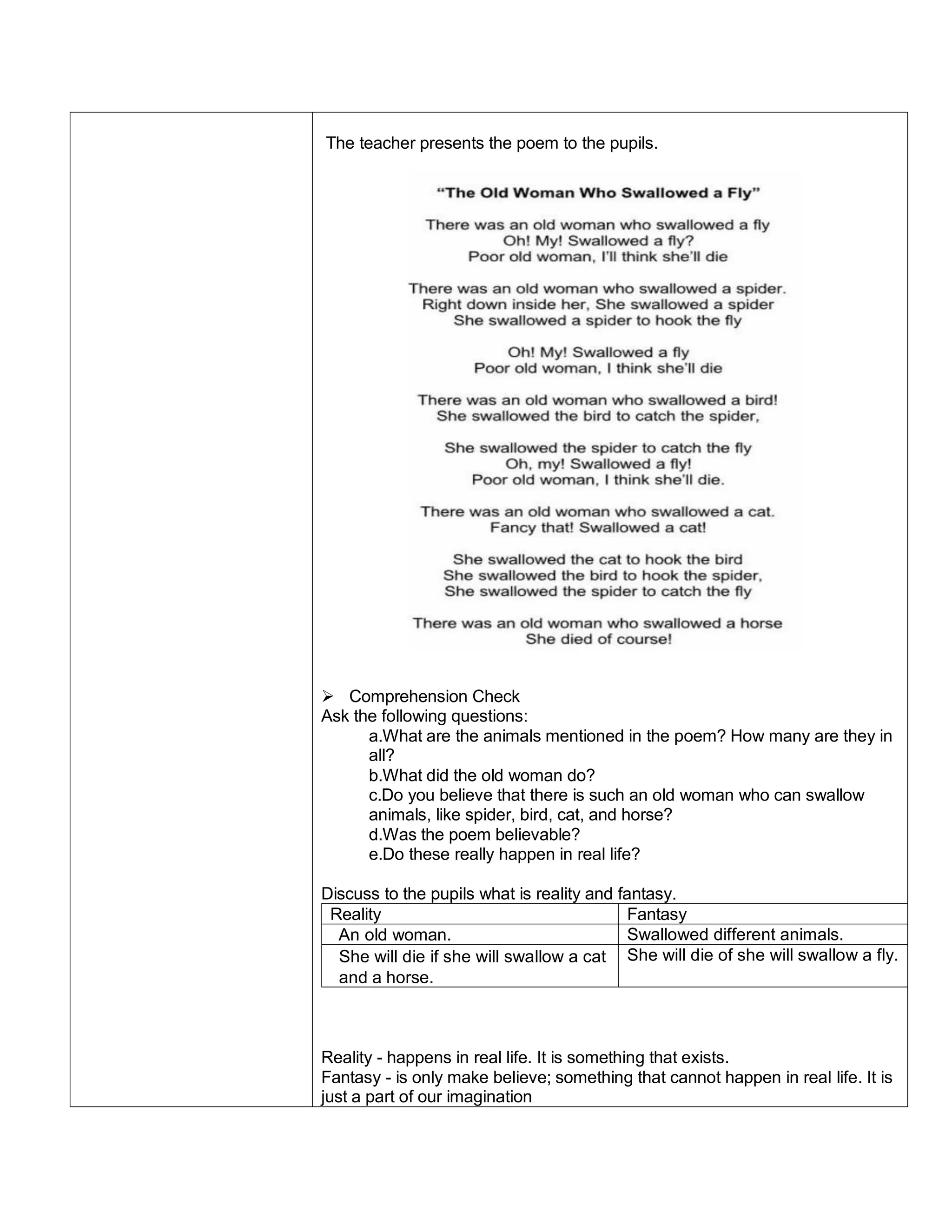 DEMONSTRATION LESSON IN ENGLISH 4 MATATAG CURRICULUM | PDF