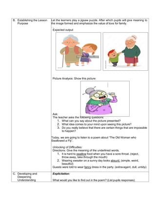 DEMONSTRATION LESSON IN ENGLISH 4 MATATAG CURRICULUM | PDF