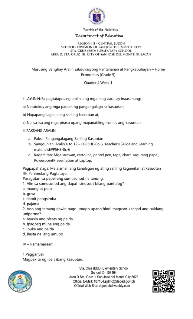 lesson plan epp5 cot 2.docx lesson plan epp5 cot 2.docx