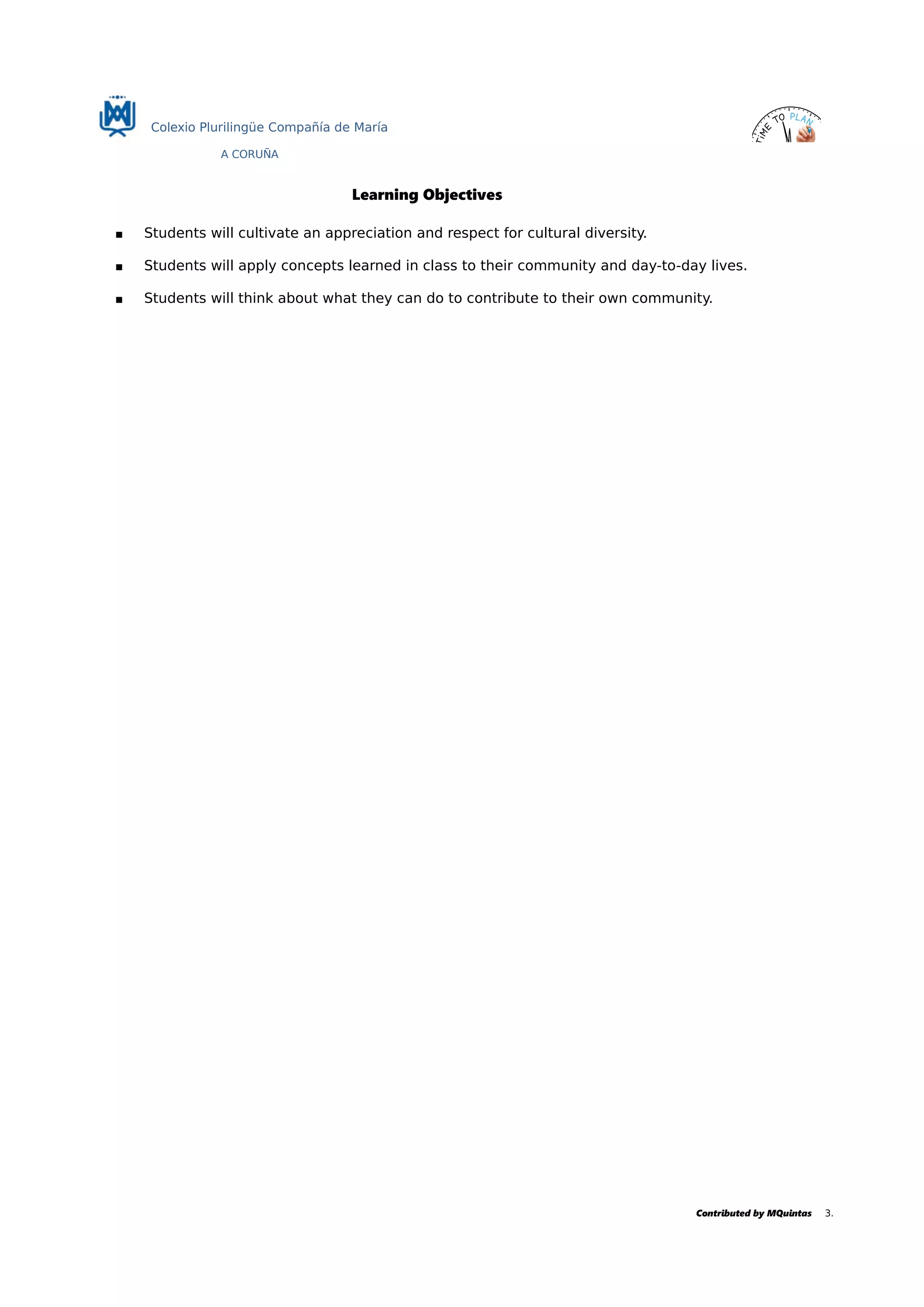 Education for Sustainable Development-Lesson Plan | PDF